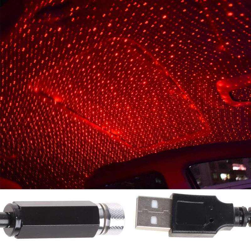 Star-Lamp-Projector-Car-Ceiling-Interior-Roof-Adjustable-USB-LED-Night ...