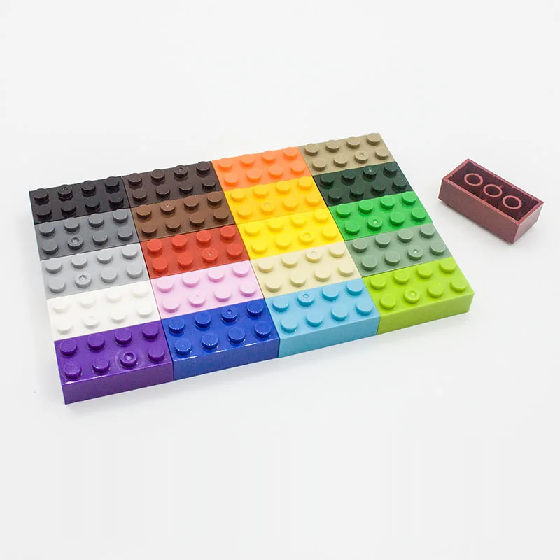 400pcs-2x4-Dot-Bulk-Building-Blocks-Thick-Figures-Bricks-Educational ...