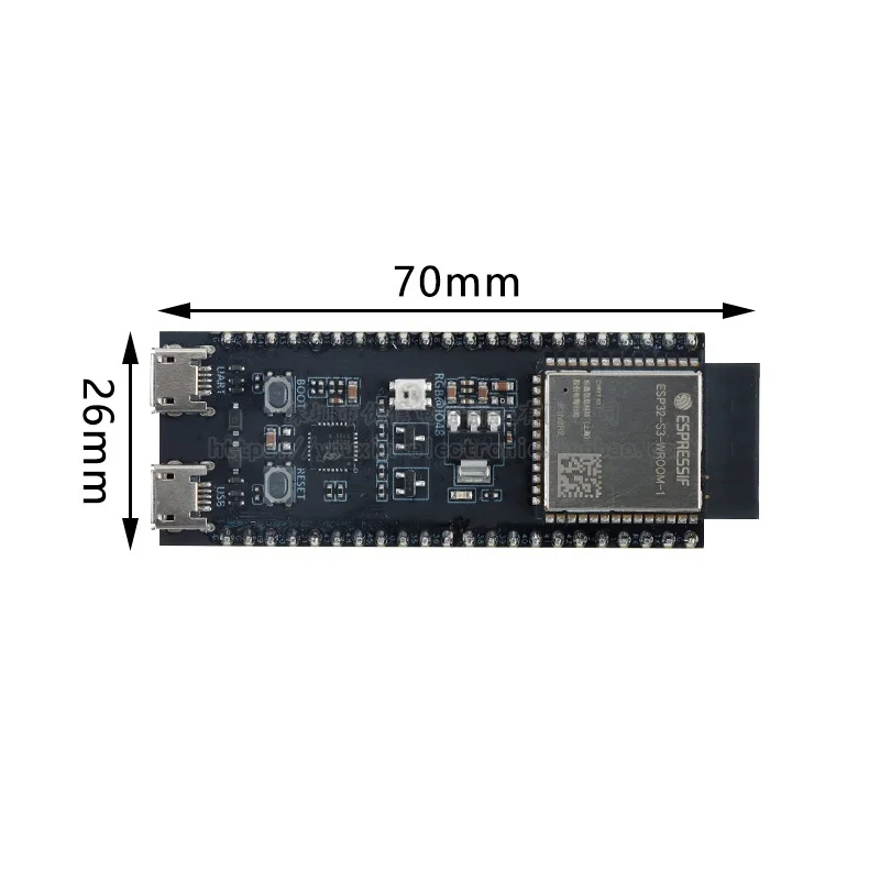 Placa Do Desenvolvimento Do Módulo Do Esp32-s3-devkitc1 Equipado Com Os Módulos Do Esp32-s3 ...