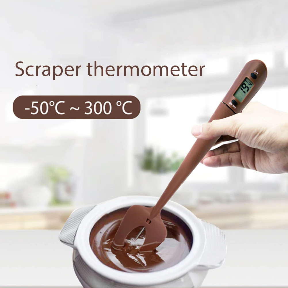 Solid Liquid Digital Spatula Thermometer Multi-function Cooking ...