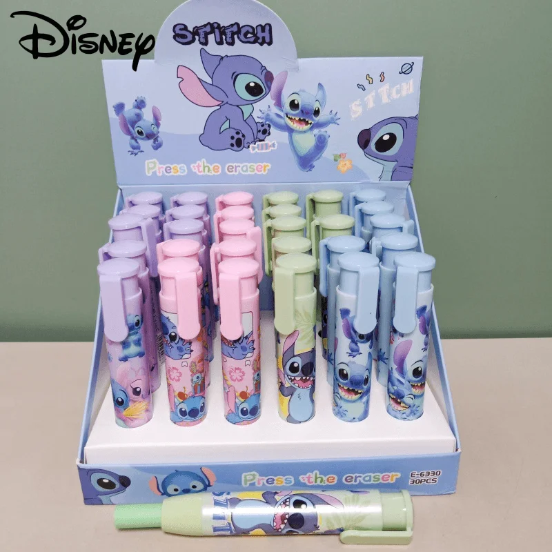 15-30-Pcs-Disney-Stitch-Lipstick-Modeling-Eraser-Lilo-Stitch-Cartoon ...
