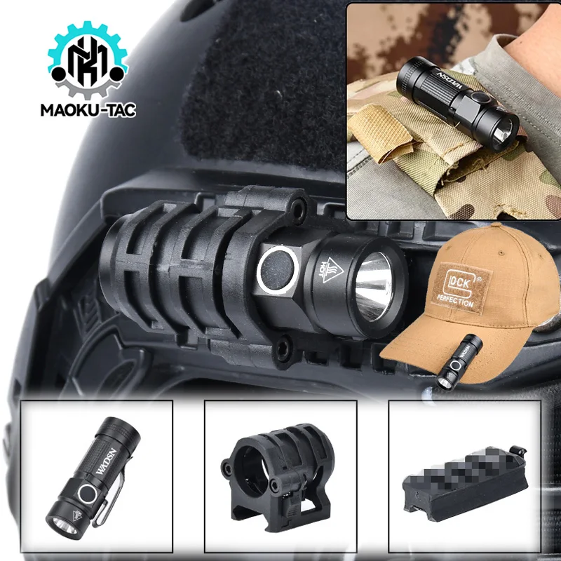 Military-Tactical-Helmet-Light-FAST-Helmet-Flashlight-Accessories ...