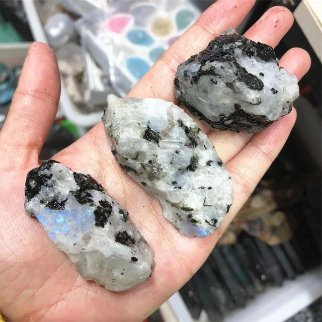 Rough Rainbow Moonstone