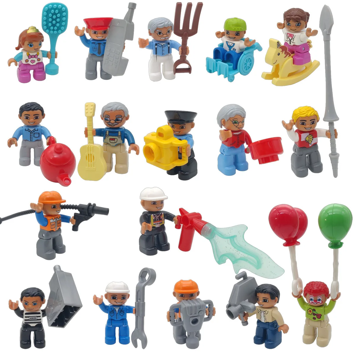 Block-Toy-Big-Building-Bricks-Various-Occupations-Figure-Play-House ...