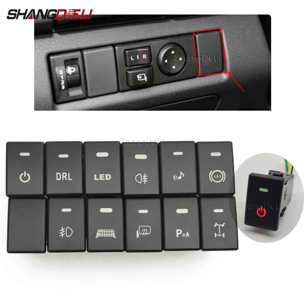 Car-LED-Spotlight-Radar-Fuel-tank-Rearview-Steering-Wheel-Heating ...