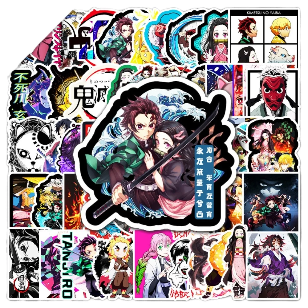 10-30-50PCS-Anime-Demon-Slayer-Stickers-Graffiti-Decals-DIY-Laptop ...