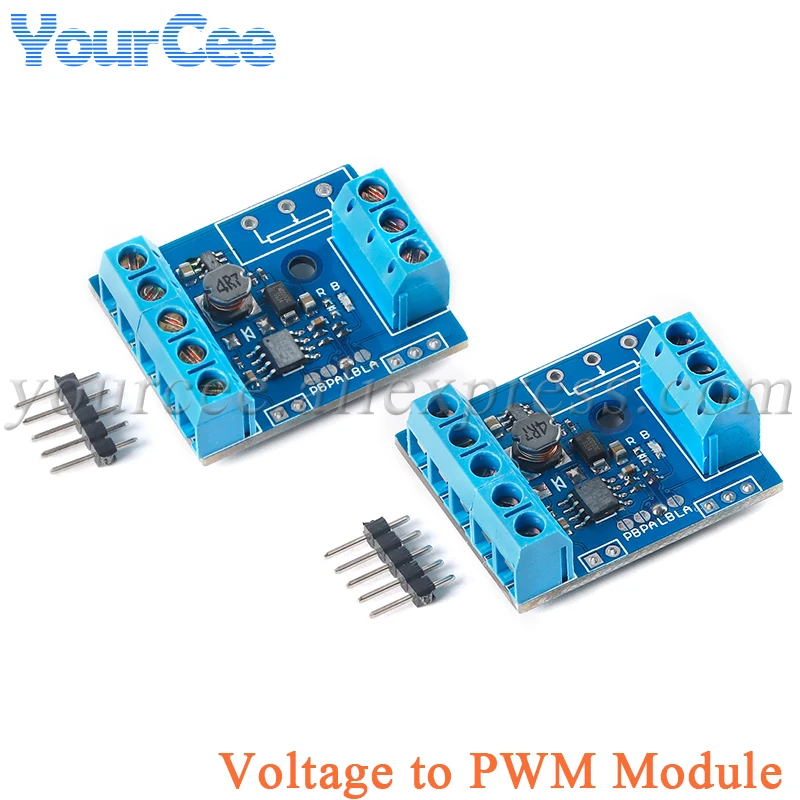 Voltage To Pwm Converter Module 0-5v To 0%-100% Pwm Signal Output 1khz ...