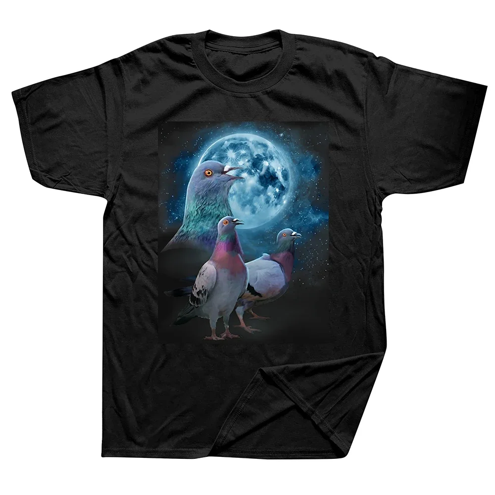 Camiseta-de-manga-corta-con-cuello-redondo-ropa-b-sica-informal-palomas ...