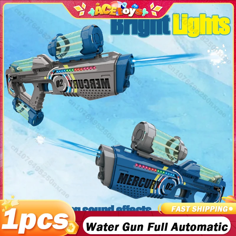 Water Gun Full Automatic Electric Glock Pistol Continuous Shooting Toy ...
