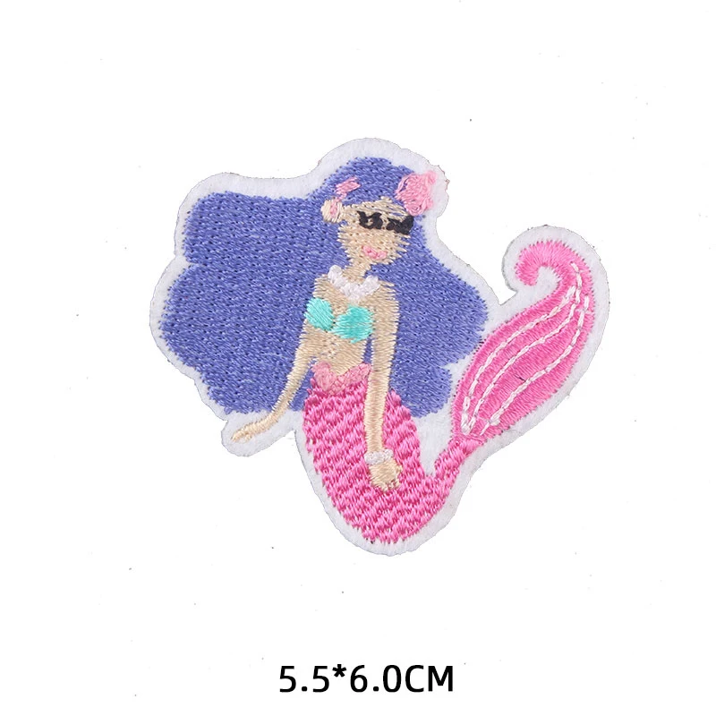 Appliques & Patches Sewing & Fiber Sewing & Needlecraft Mermaid Pink ...
