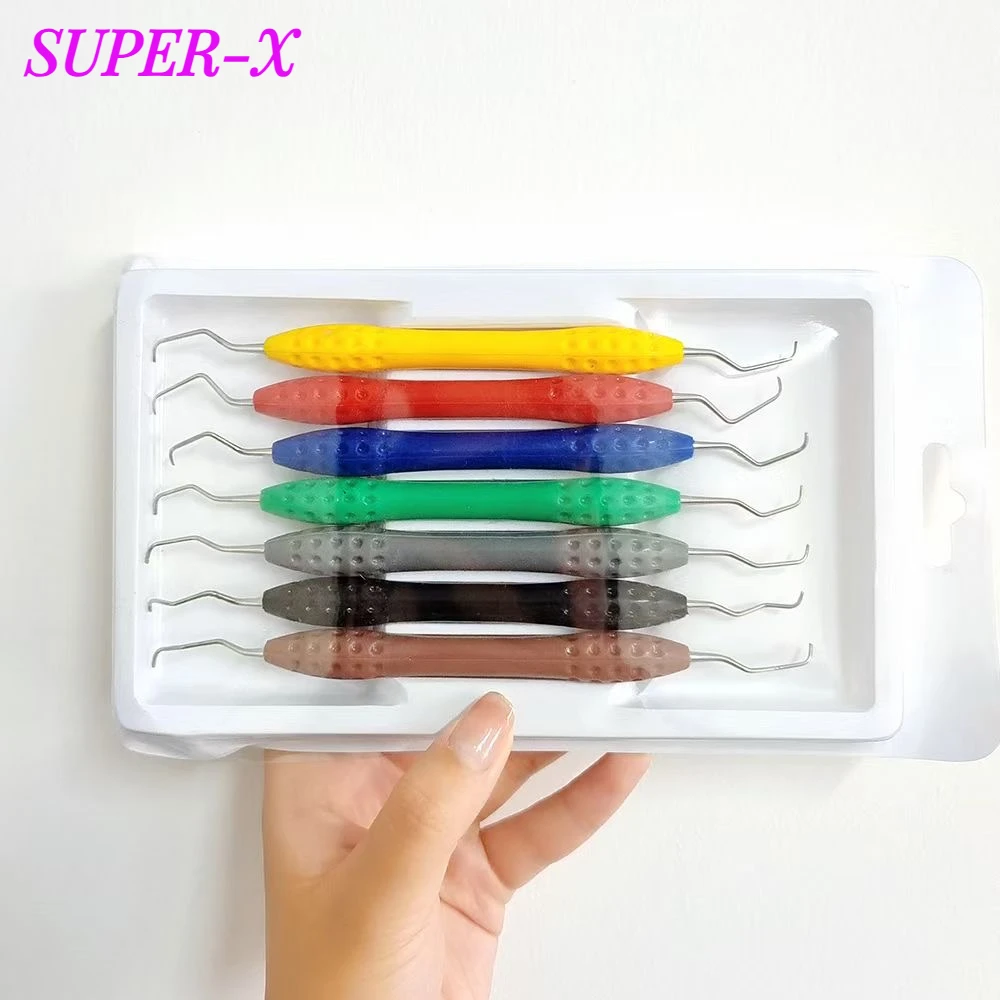 7PCS-set-Dental-Gracey-Curette-Periodontal-Bone-Curettes-Perio-Dental ...