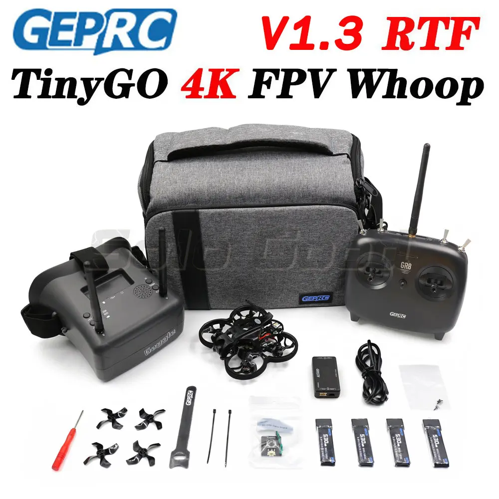 GEPRC TinyGO 4K V1.3 FPV Whoop RTF Drone WITH Caddx Loris 4K 60fps RC FPV Professional ...