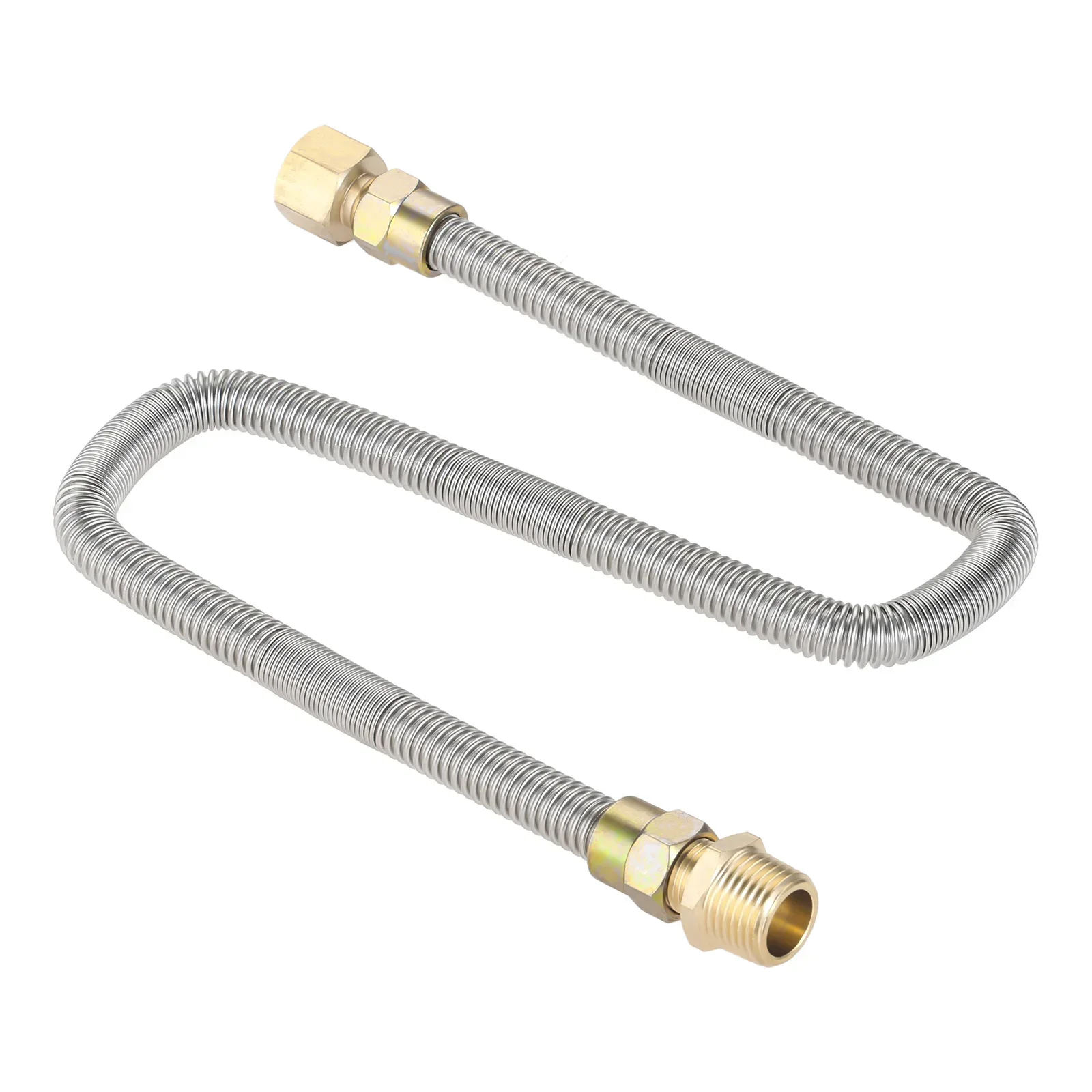 1pc Propane Fire Pit Corrugated Hose Tube Stainless Steel 24 ...