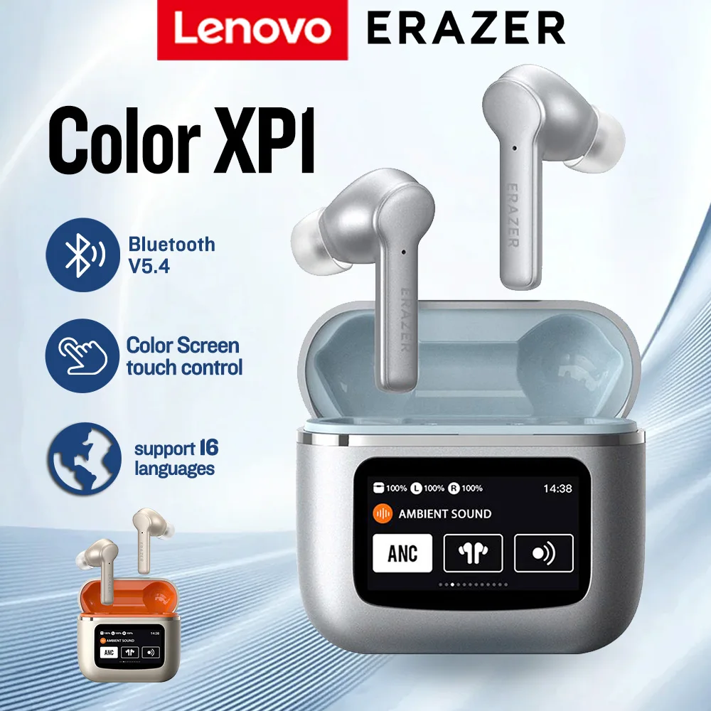 Original-Lenovo-ERAZER-XP1-Bluetooth-Earphones-LCD-Intelligent-Color ...