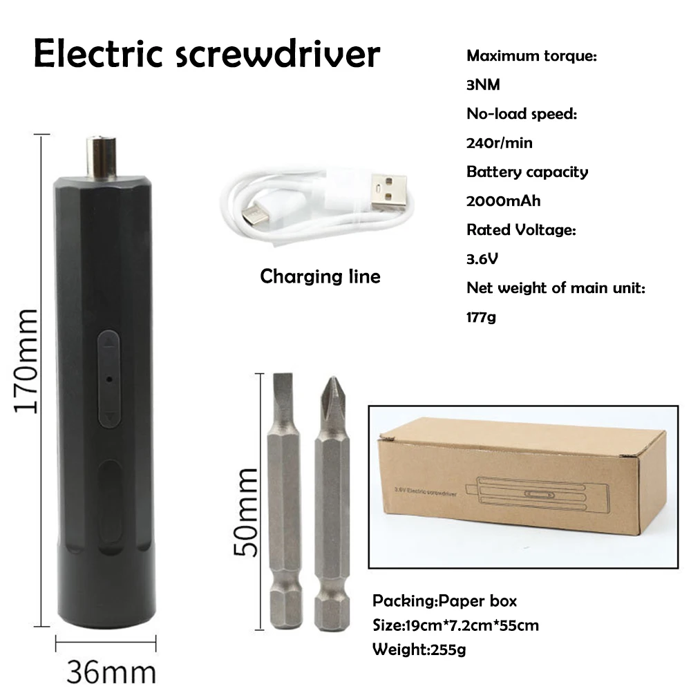 Mini-Electric-Screwdriver-Battery-Rechargeable-Cordless-Screwdriver ...