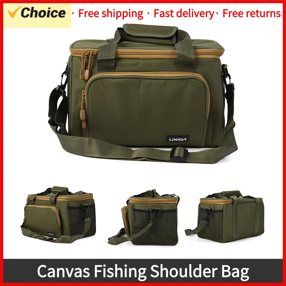 Portable-Multifunctional-Canvas-Fishing-Shoulder-Bag-Pack-Fishing ...