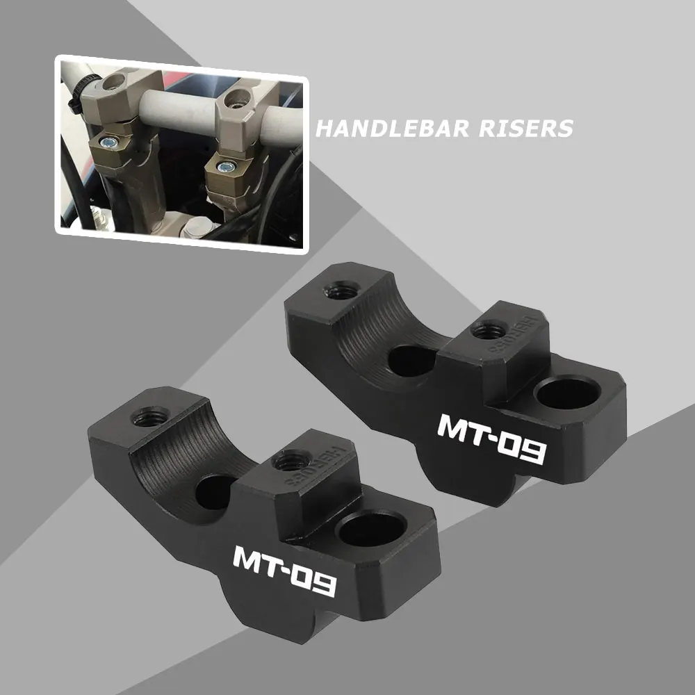 MT09-mt-09-Handlebar-Riser-Motorcycle-accessories-Mount-Handle-Clamp ...