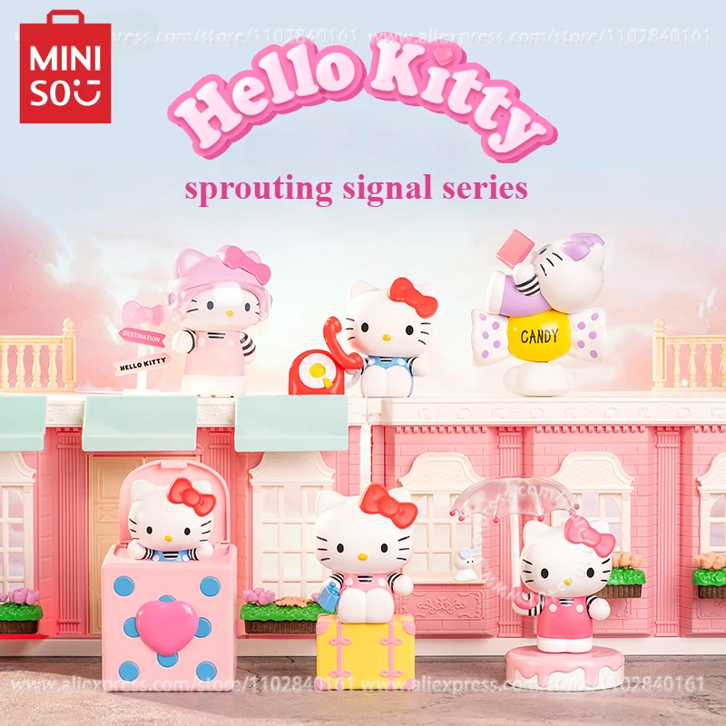 MINISO-Sprouting-Signal-Series-Hello-Kitty-Blind-Box-Cartoon-Toy ...
