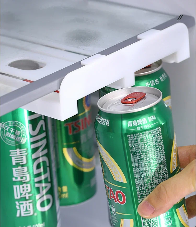 1PC-Can-Dispenser-Beer-Soda-Storage-Rack-Refrigerator-Slide-Under-Shelf ...