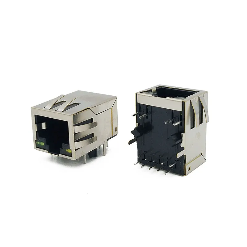 5PCS-RJ48-10P10C-Connector-With-Gigabit-Transformer-RJ50-Socket-90 ...