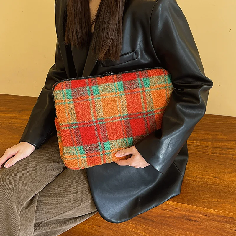 Laptop-Bag11-13-3-13-6-14-Inch-Berber-Fleece-Computer-Case-For-Macbook ...