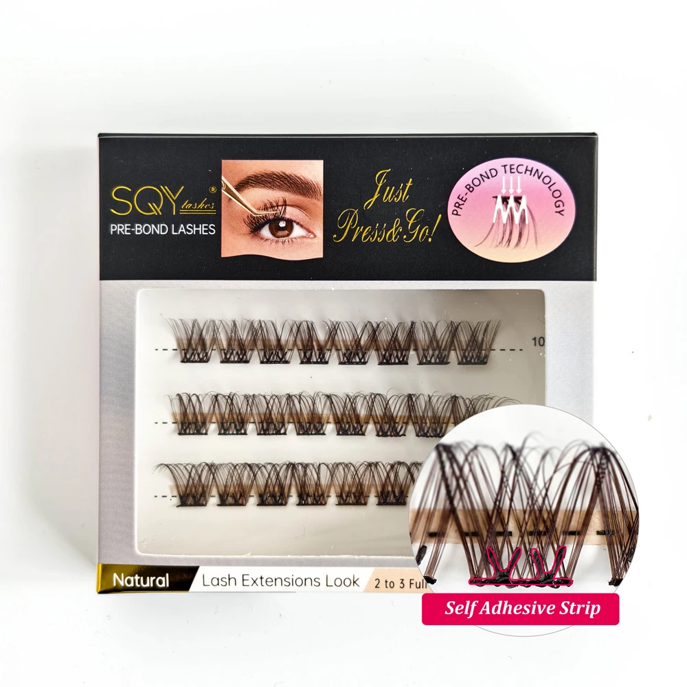 Press-On-Lash-Clusters-Self-Adhesive-Eyelashes-Pre-Glued-Cluster-Lashes ...