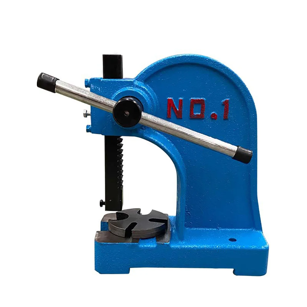 1 Ton Manual Arbor Press Cast Iron Heavy-duty Manual Precision Desktop ...