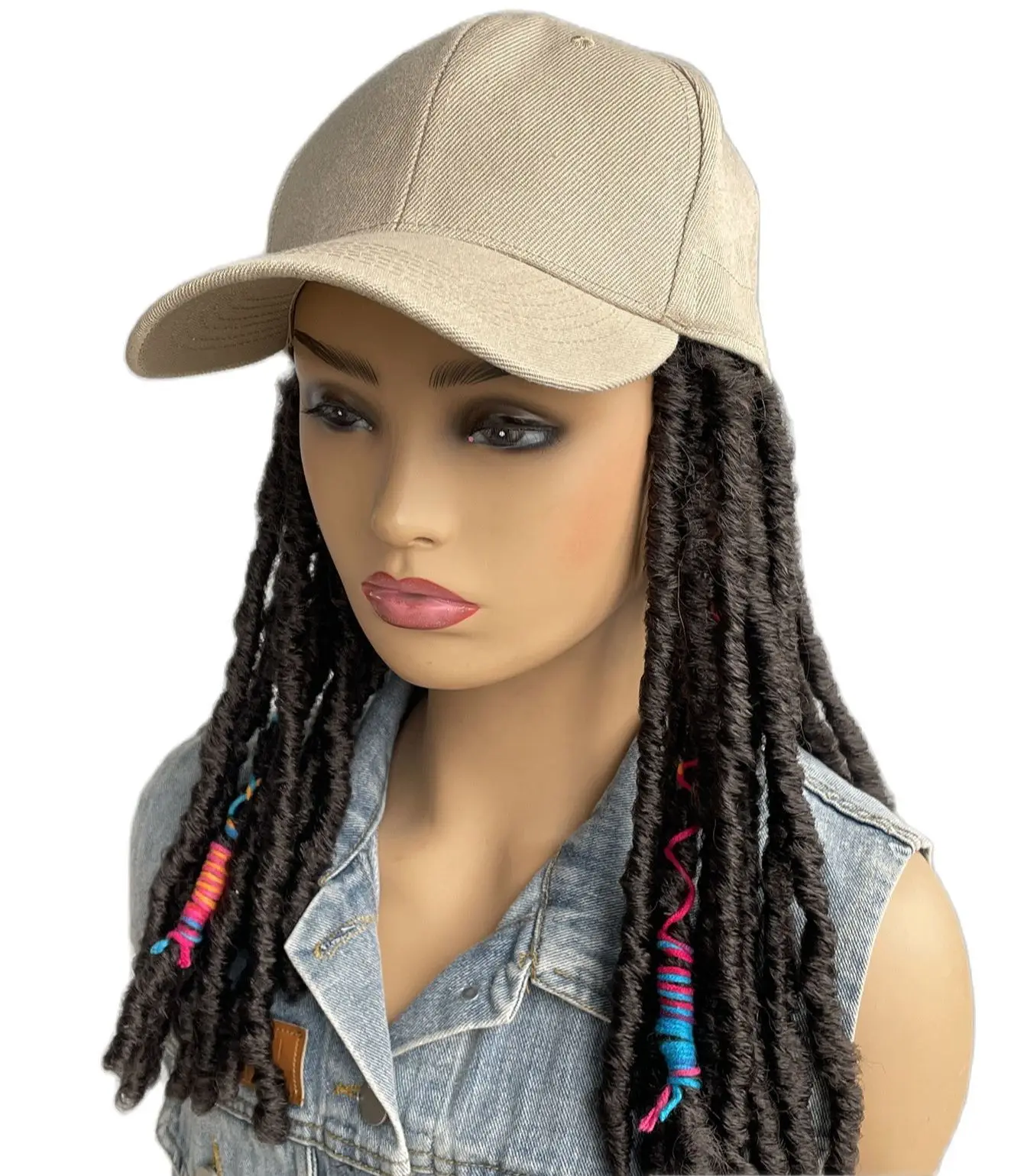 Bchr Hut Dreadlocks Perücken für afrikanische schwarze Frauen täglich ...