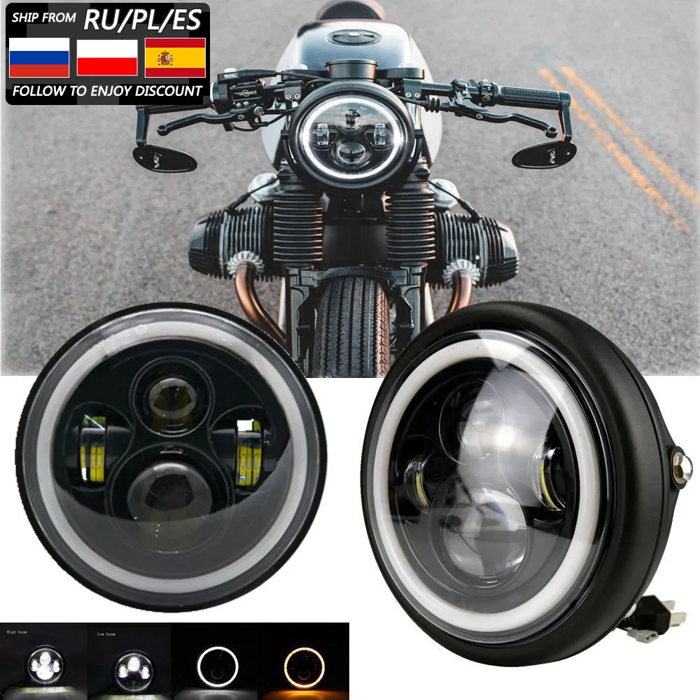 Angel Eyes Headlights Motorcycle