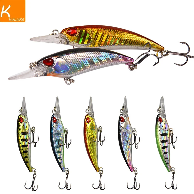 1PCS-Long-Tongue-7-5cm-5g-Fishing-Lure-Sinking-Minnow-Wobbler-Hard-Lure ...