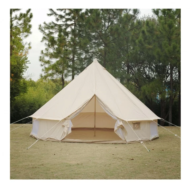 New-Design-3M-4M-5M-6M-Outdoor-Camping-Luxury-Yurt-Zelt-Glamping-4 ...
