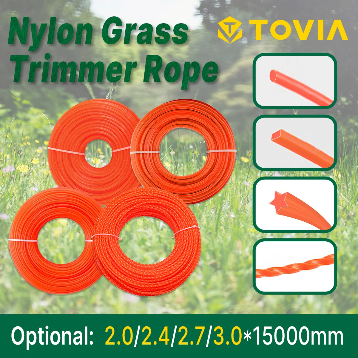 High strength grass rope, a variety of specifications, suitable for all ...
