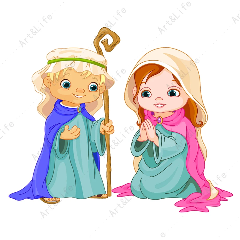 Three Wise Women Cartoon Clipart