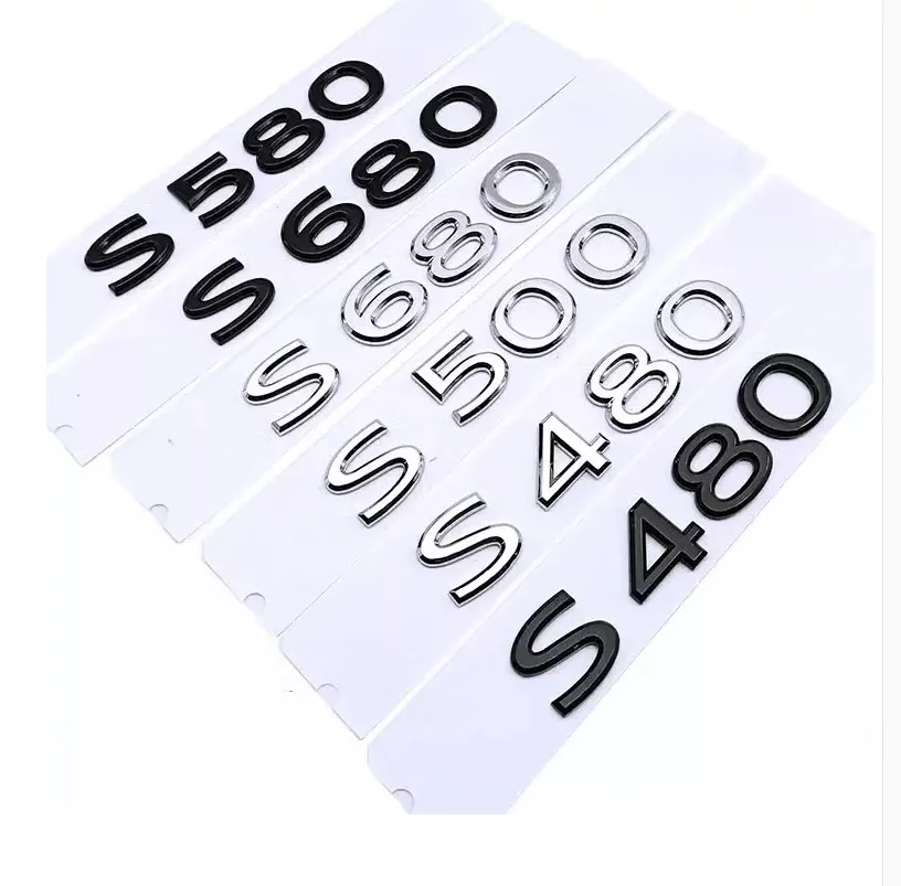 Car-Trunk-Letters-Logo-Chrome-Badge-Emblem-Metal-Decals-Sticker-For ...