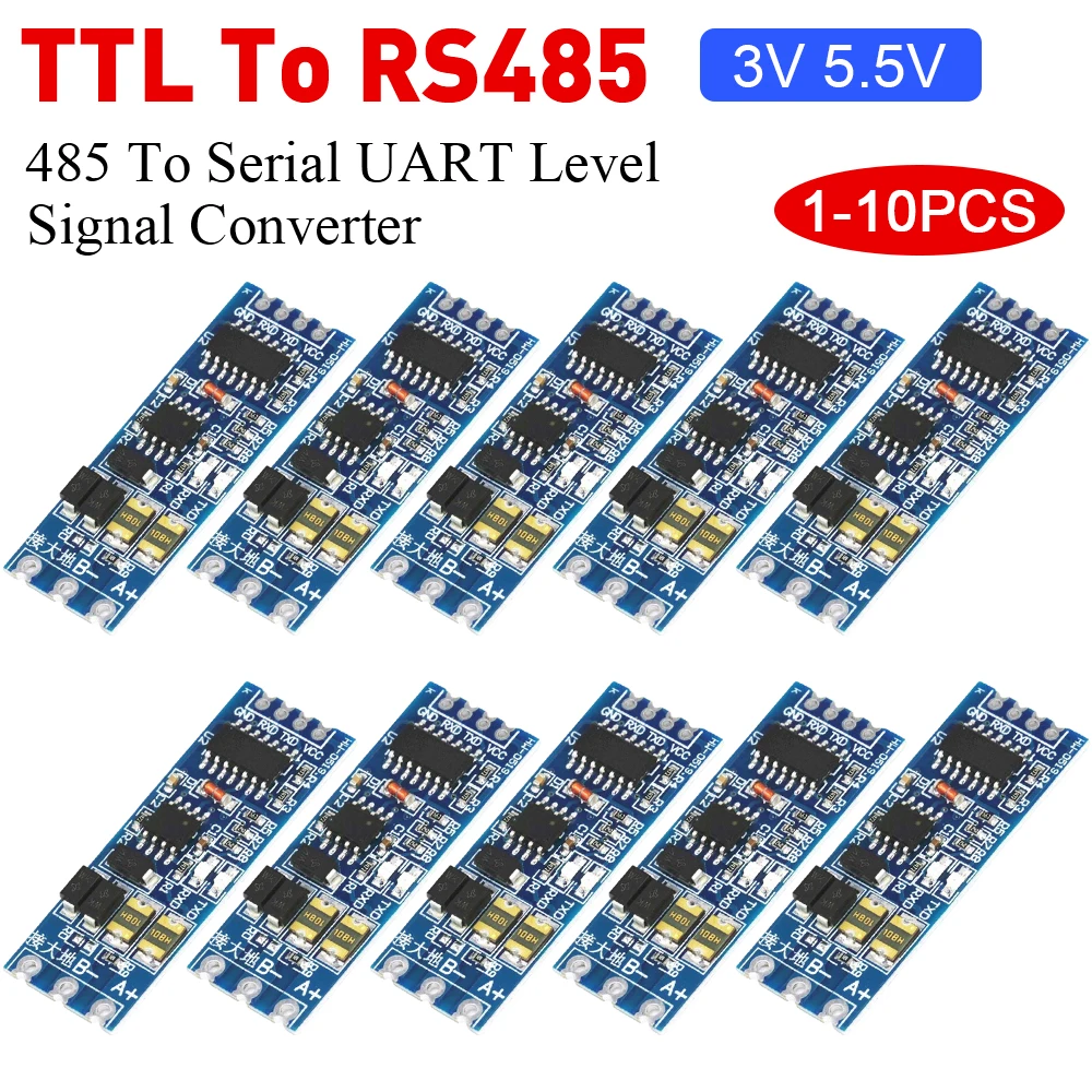 1-10PC-TTL-To-RS485-Module-Hardware-Automatic-Flow-Control-Module ...