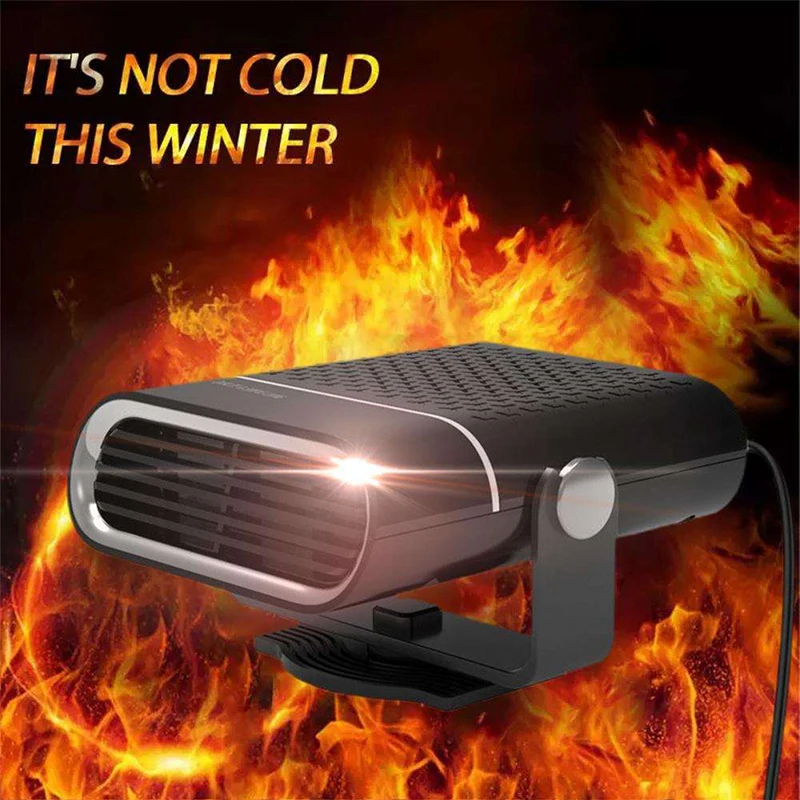 12/24V Car Heater 2 In 1 Car Windshield Fast Heating Defrost Defogger ...