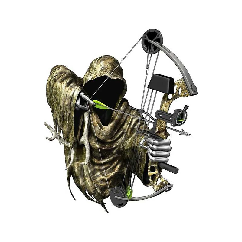 Grim Reaper Bow Hunting Tattoos