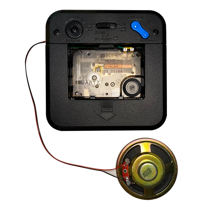 SKP-Trigger-Quartz-Clock-Movement-Wall-Music-Chime-Box-With-Horn-And ...