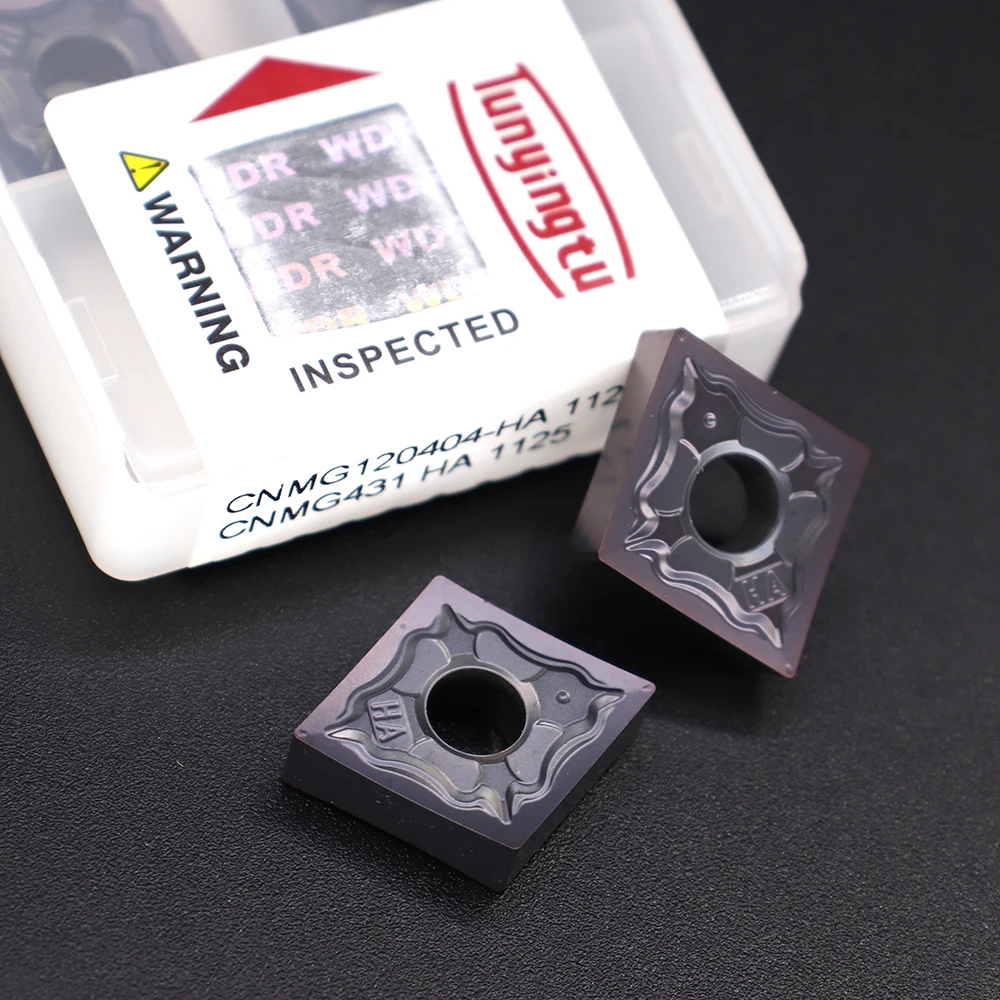 100PCS CNMG120404 HA 1125 Carbide Blade CNMG 120408 High Quality ...