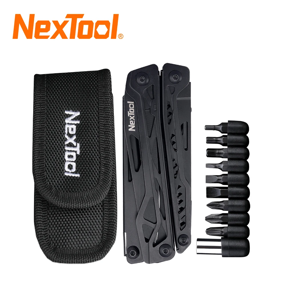 NexTool 블랙 나이트 언락 멀티 툴 플라이어, EDC 나이프, 포켓 나이프, 생존 키트, 수공구, 스크루드라이버, 11 인 ...
