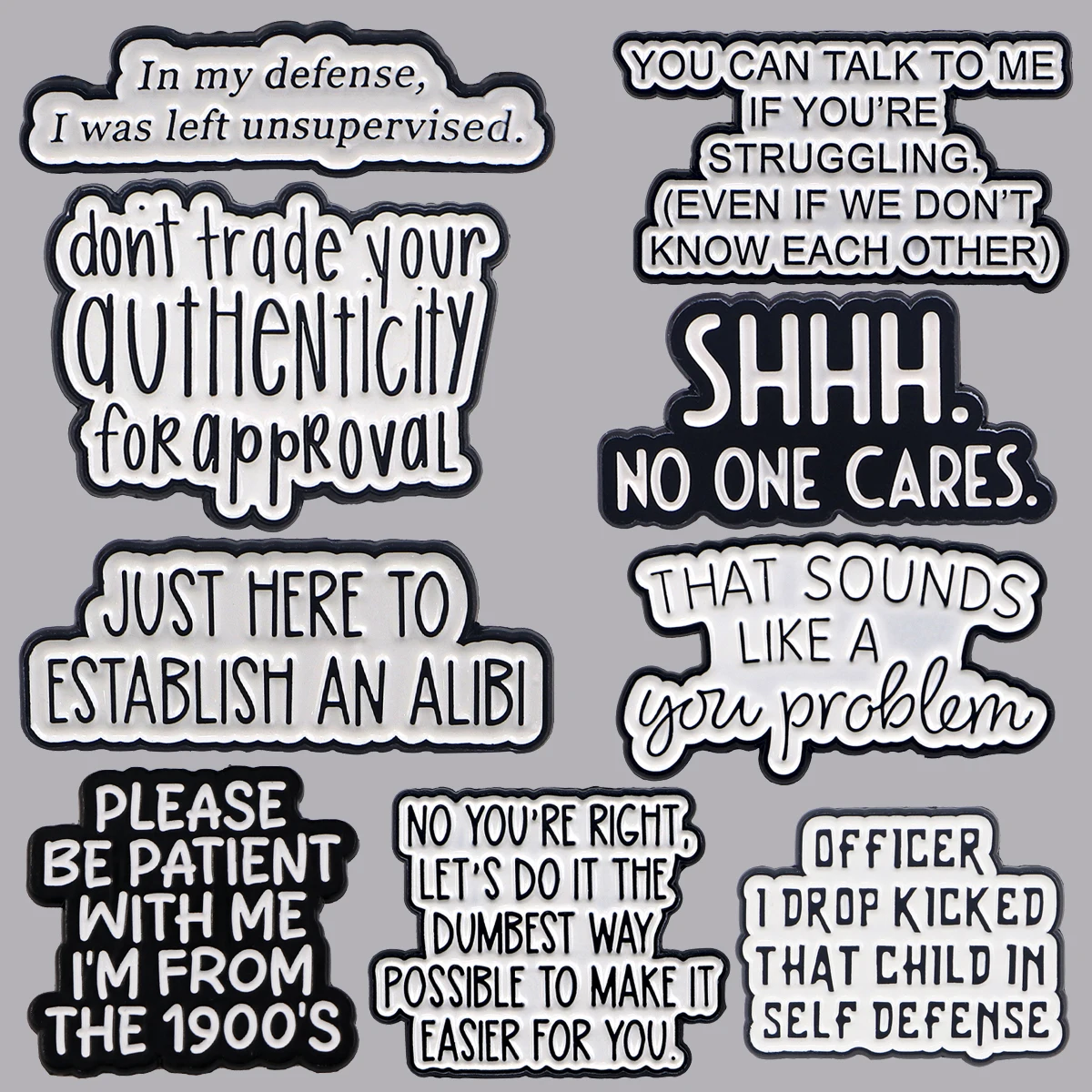 Quotes-Enamel-Pins-Cartoon-Women-s-Brooches-Men-Lapel-Pins-Letters ...