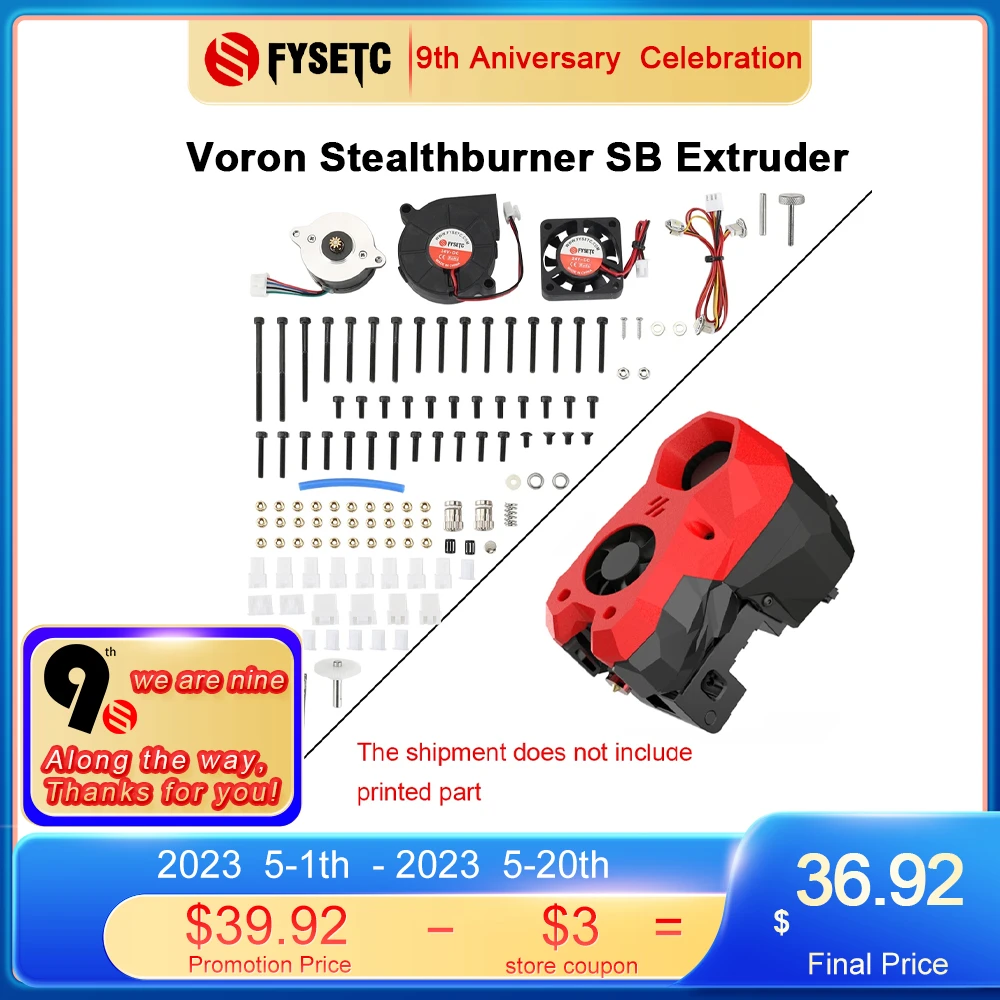 Fysetc Voron Stealthburner Sb Extruder Upgraded Kit 3d Printer Parts ...