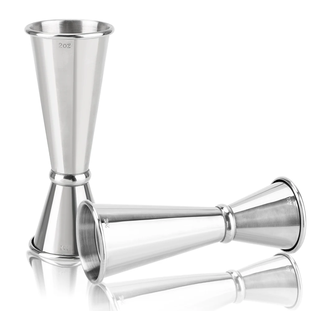 1oz/2oz Double Side Measuring Cup Mojito Measure Mug Stainless Steel ...