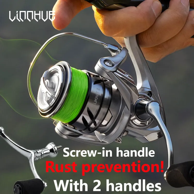 LINNHUE-Fishing-Reel-LUKINT-Ultralight-Screw-in-Handle-Spinning-Reel-Carp-Saltwater-Reel-Lure ...