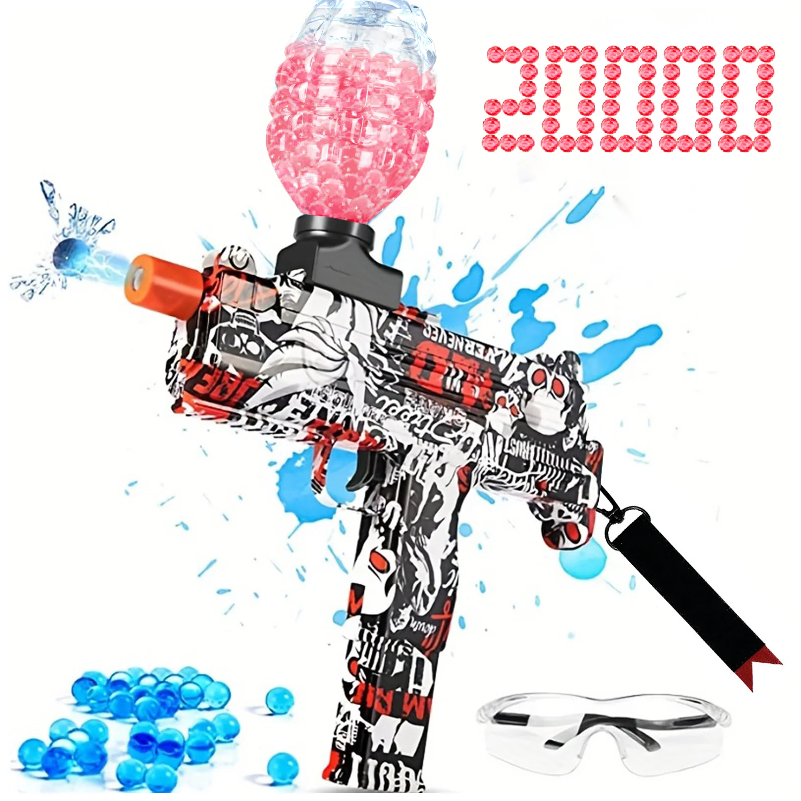 High-Speed-UZI-Electric-Ball-Blaster-Fun-for-Kids-and-Adults-Ideal-Gift ...