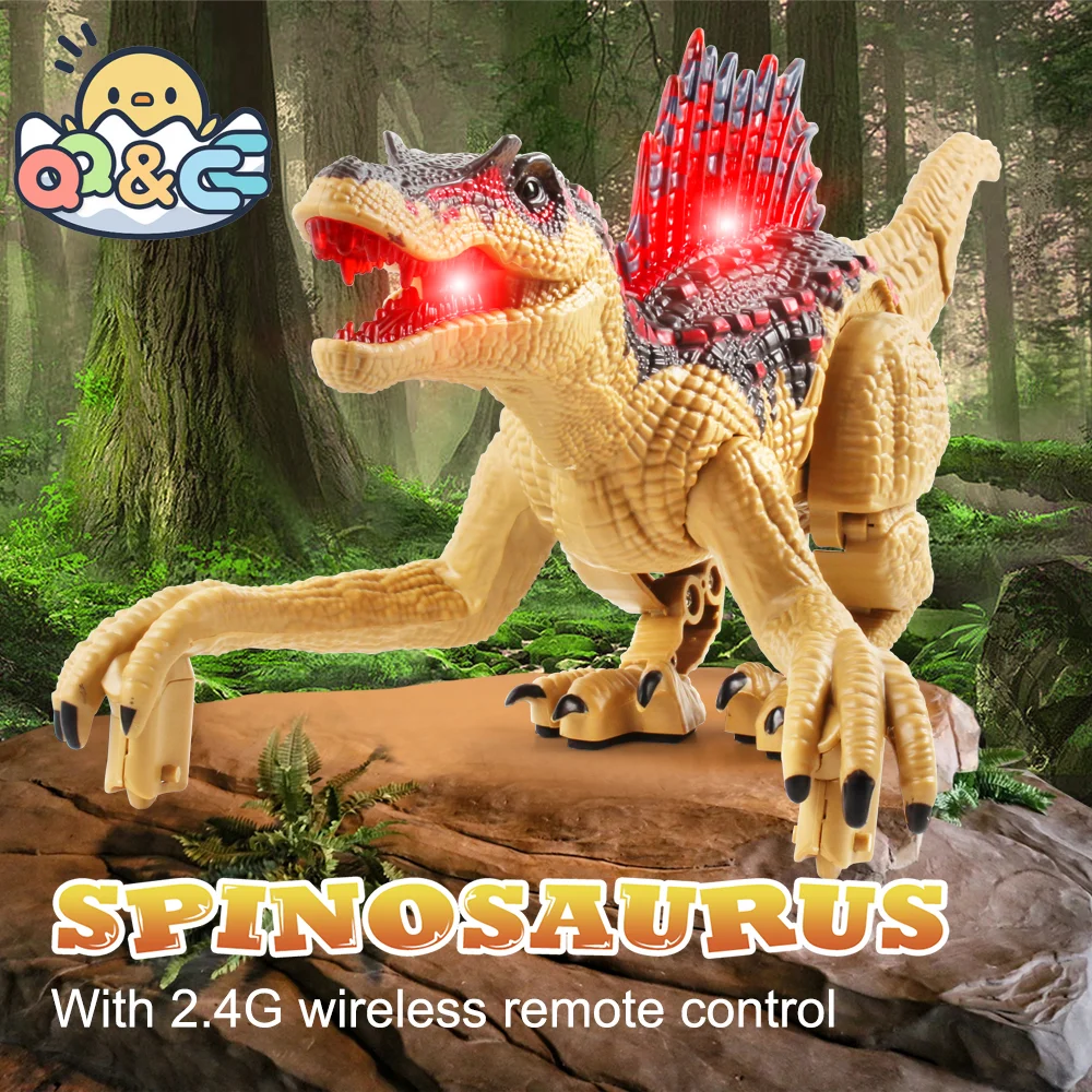 Rc-Dinosaur-Remote-Control-Dinosaur-Toy-with-Lifht-Sound-2-4G ...