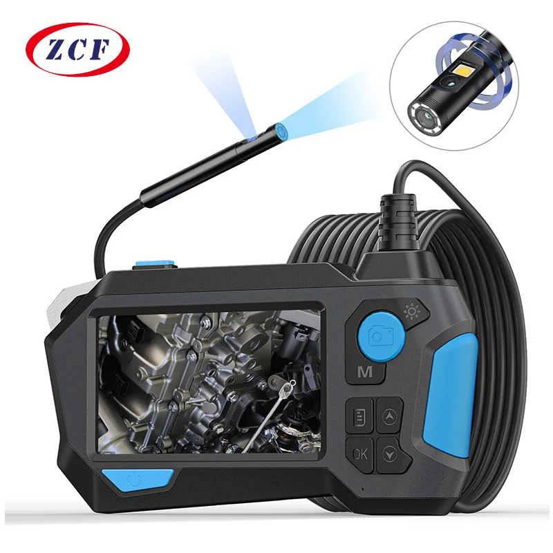 360-Auto-Rotation-Industrial-Endoscope-Camera-4-5-IPS-Screen-Dual-Lens ...