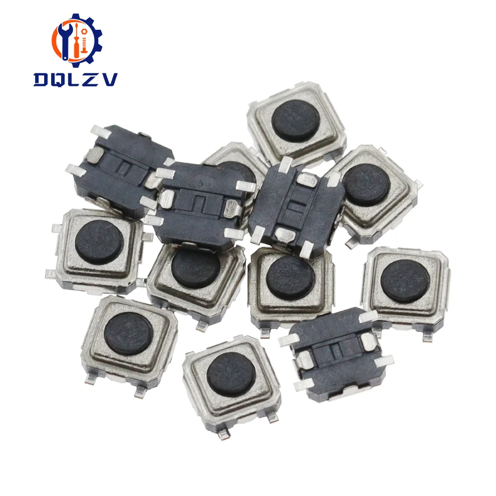 50-100PCS-3X3X1-5MM-Momentary-Tactile-Button-Push-Button-12V-Reset ...