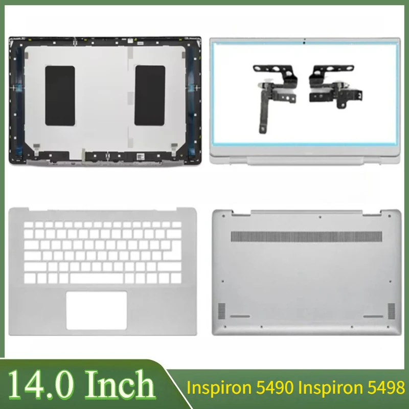 14.0" Silver Laptop Case For Inspiron 5490 Inspiron 5498 LCD Back Cover ...