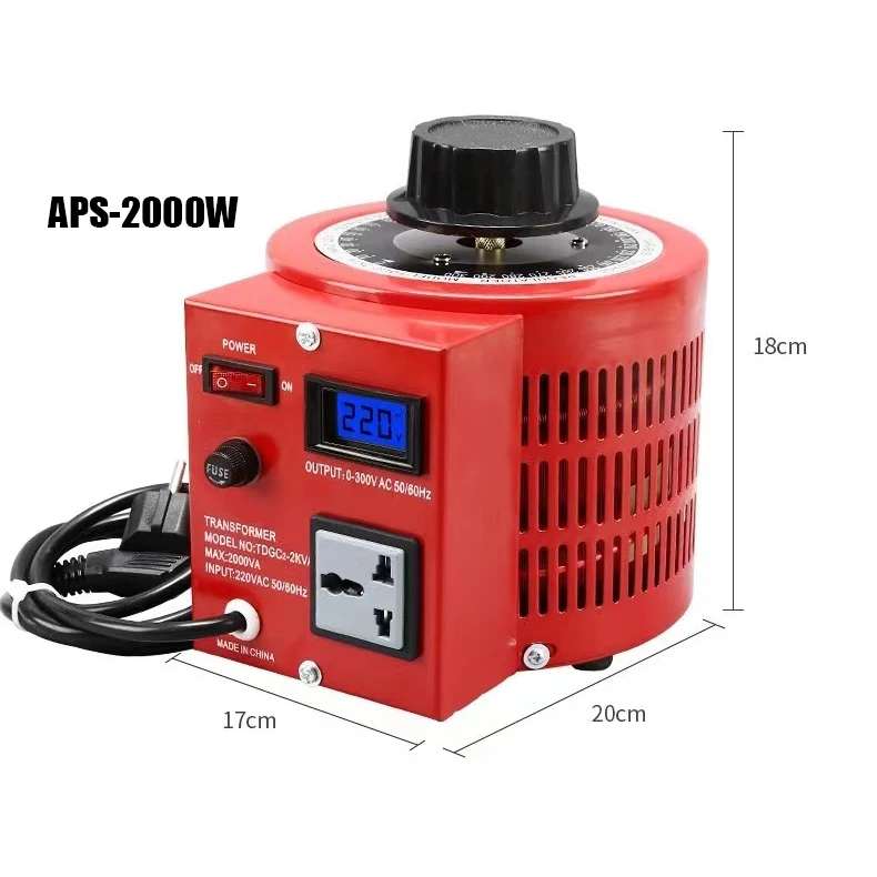 APS-2000W-2-KW-220V-Variac-Variable-Transformer-Voltage-Regulator ...